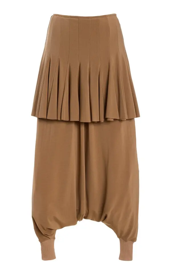 ASHLYN Lumiere Layered Pants - Tan