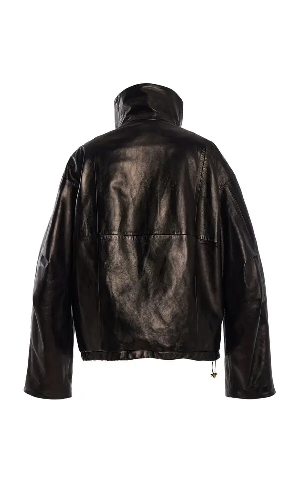 ASHLYN Dana Lambskin Blouson Jacket