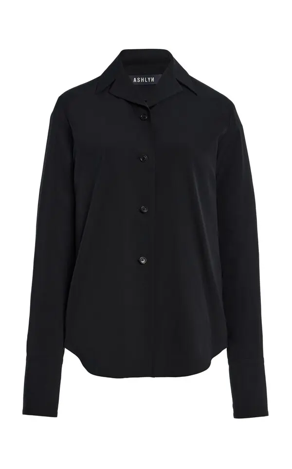 ASHLYN Tian Wool-blend Shirt