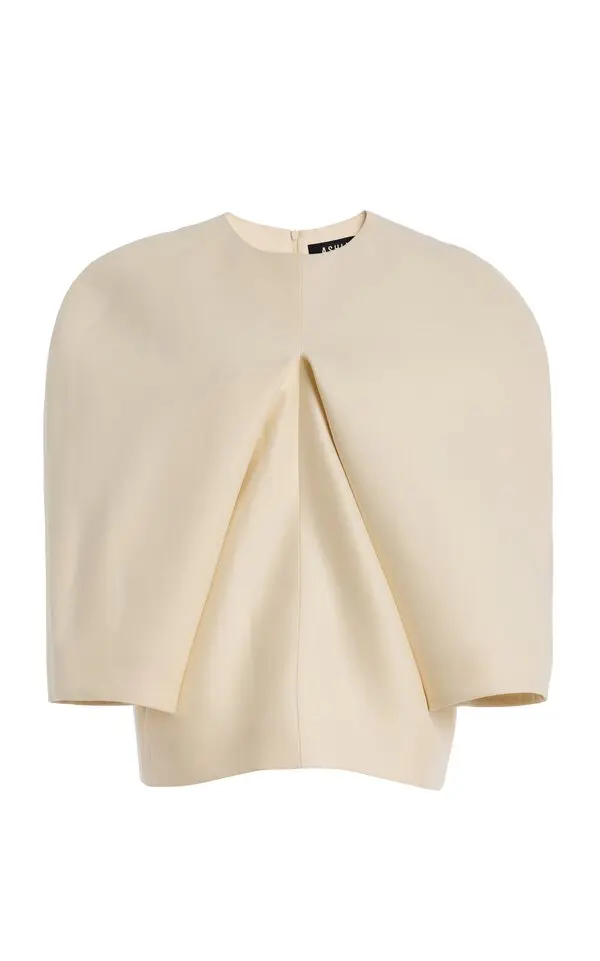 ASHLYN Blythe Wool-silk Blouse