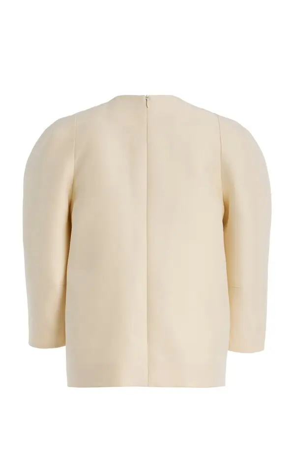 ASHLYN Blythe Wool-silk Blouse