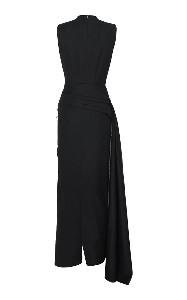 CHORUS Ellie Wool-blend Maxi Dress