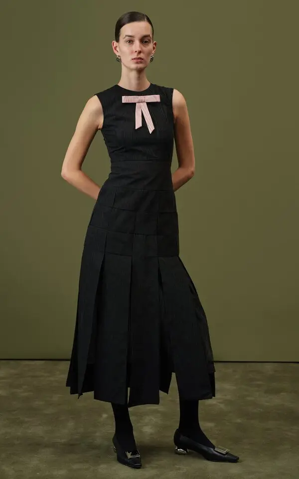 CHORUS Senna Bow Midi Dress