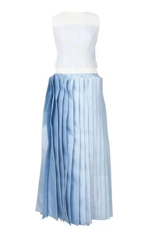 CHORUS North Pleated Maxi Dress