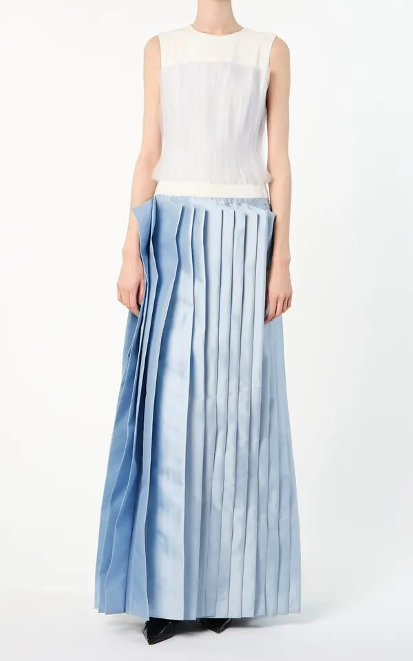 CHORUS North Pleated Maxi Dress