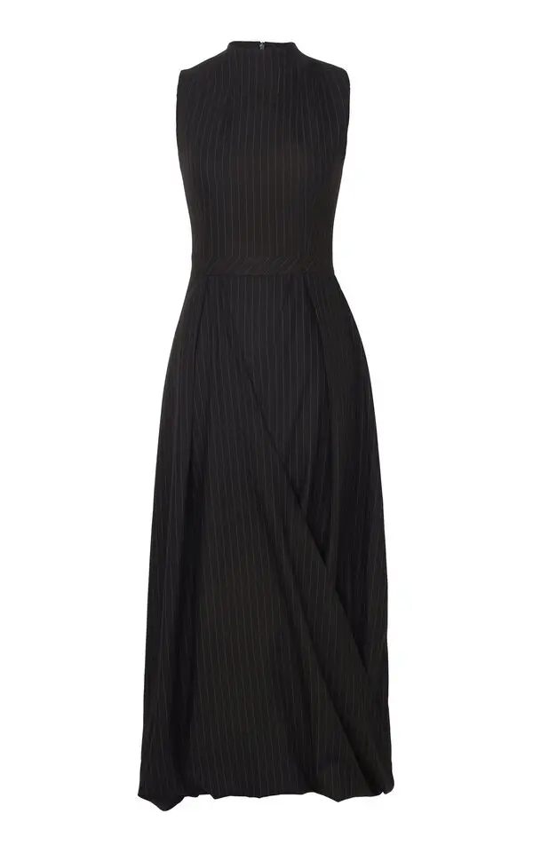 CHORUS Valerie Midi Dress - Black