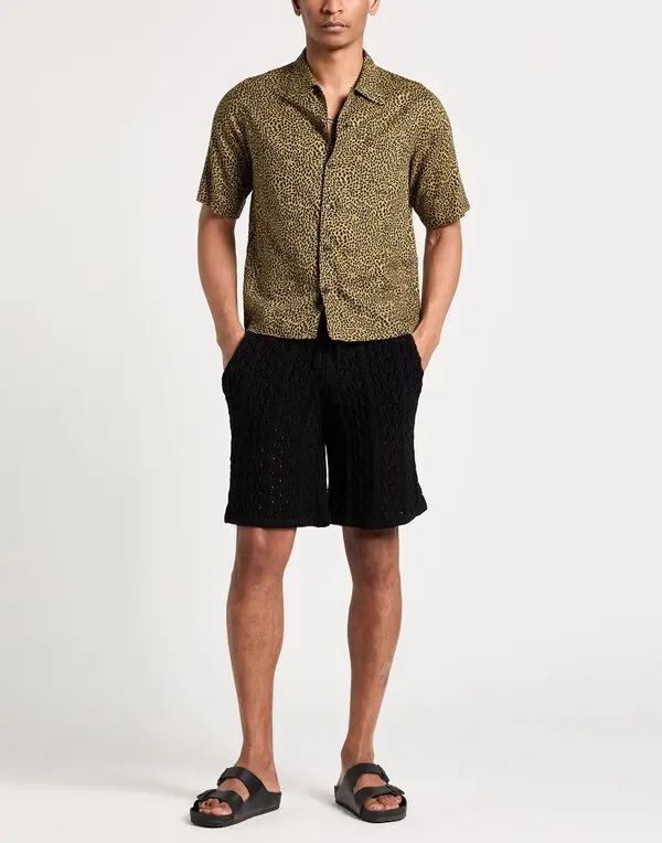 LANEUS Cotton Knit Shorts