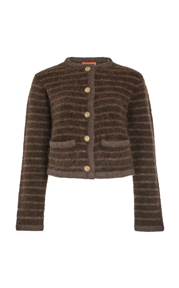Altuzarra Mack Alpaca-blend Jacket - Brown