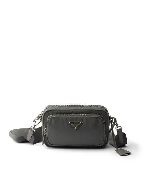 Prada Re-nylon Mini Shoulder Bag - Grey