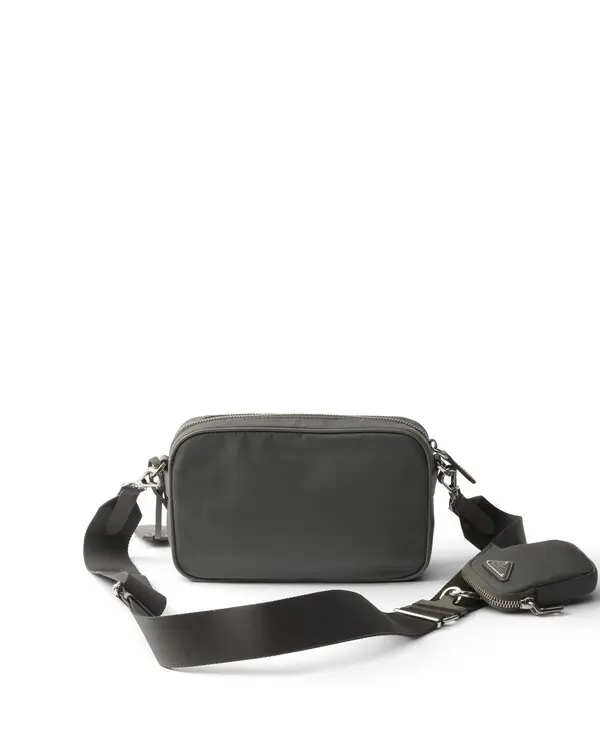 Prada Re-nylon Mini Shoulder Bag - Grey