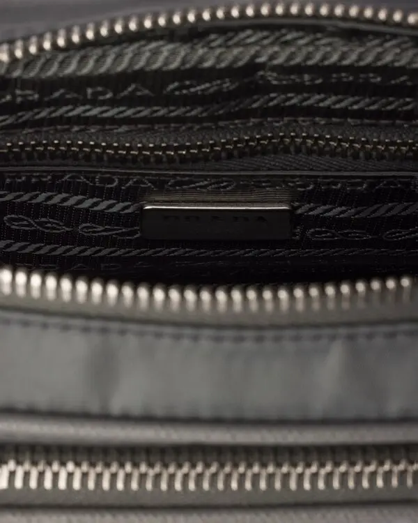 Prada Re-nylon Mini Shoulder Bag - Grey
