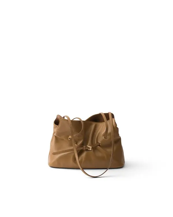 Prada Small Nappa Leather Bag - Brown
