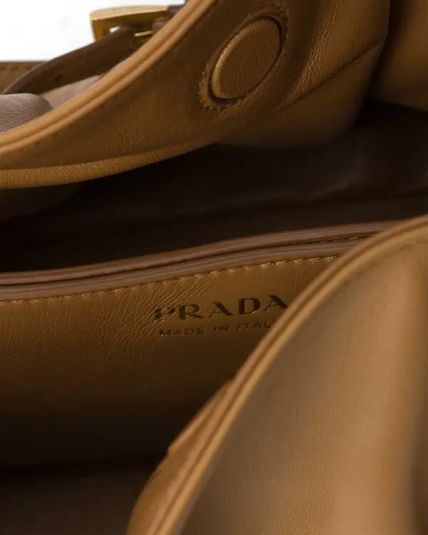Prada Small Nappa Leather Bag - Brown