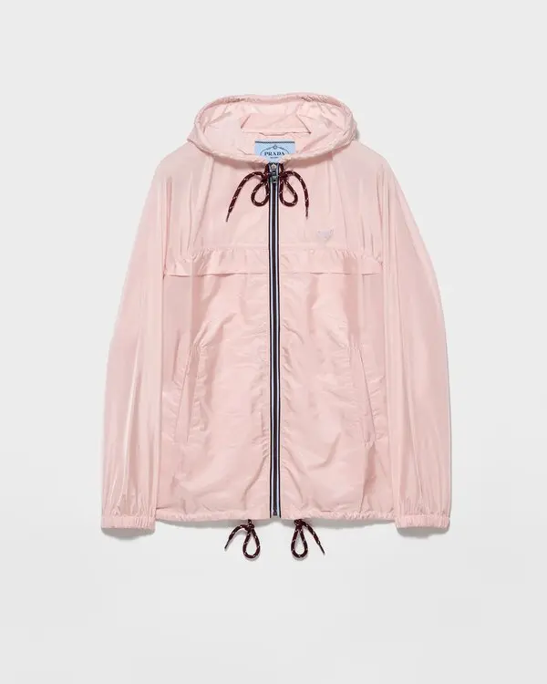 Prada Lightweight Re-nylon Hooded Raincoat