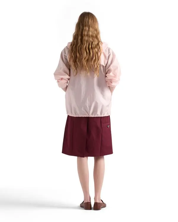Prada Lightweight Re-nylon Hooded Raincoat - Pink