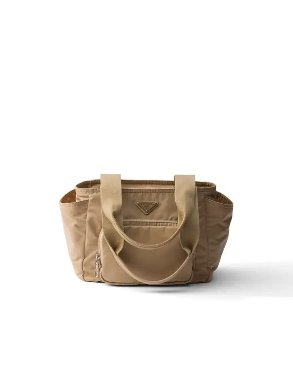 Prada Re-nylon Tote Bag - Brown