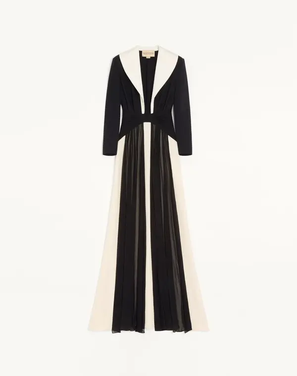 Valentino Garavani Cady Couture Gown - Black/vanilla