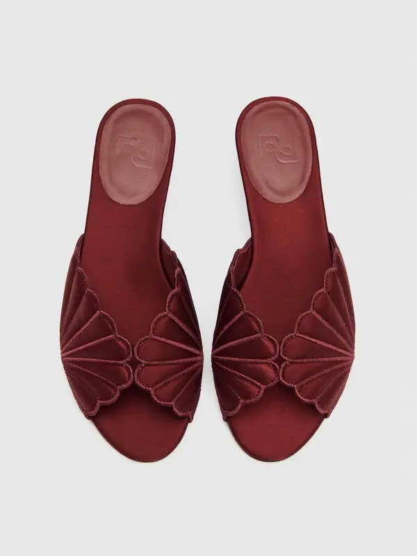 REFORMATION Waldena Baby Wedge - Red