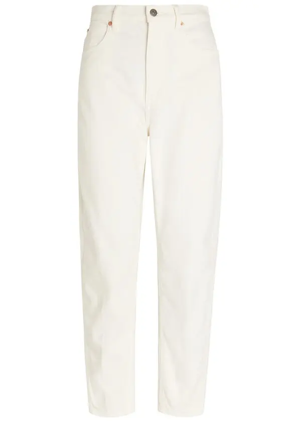 Polo Ralph Lauren Curved Tapered-leg Jeans - White