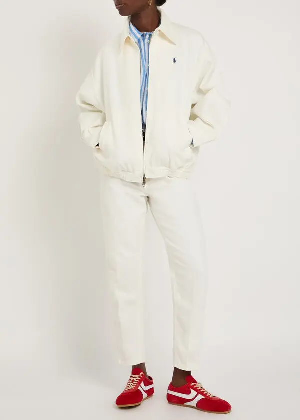 Polo Ralph Lauren Curved Tapered-leg Jeans - White