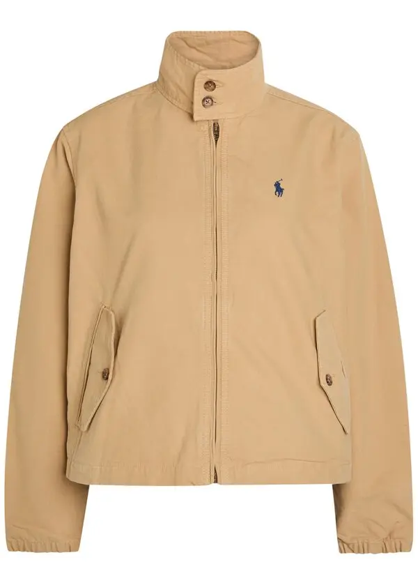 Polo Ralph Lauren Funnel-neck Canvas Jacket - Beige