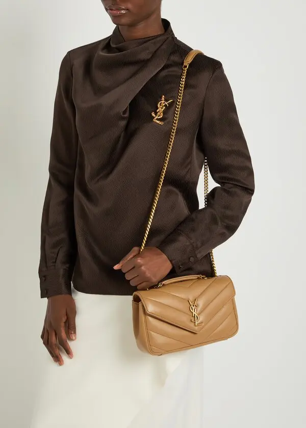 Saint Laurent Loulou Small Quilted Leather Shoulder Bag