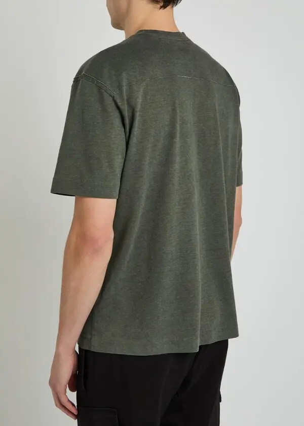 C.P. COMPANY Logo-print Cotton T-shirt - Dark Grey