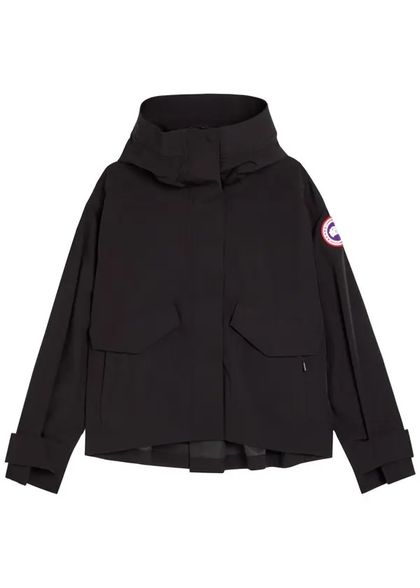 Canada Goose Tofino Hooded Rain Jacket - Black