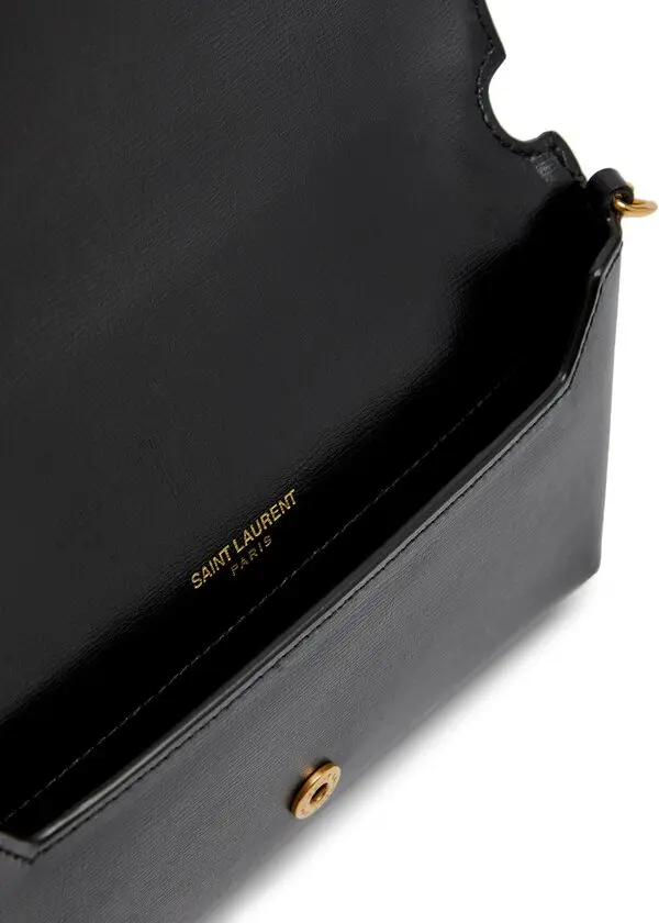 Saint Laurent Cassandre Grained Leather Phone Case Bag