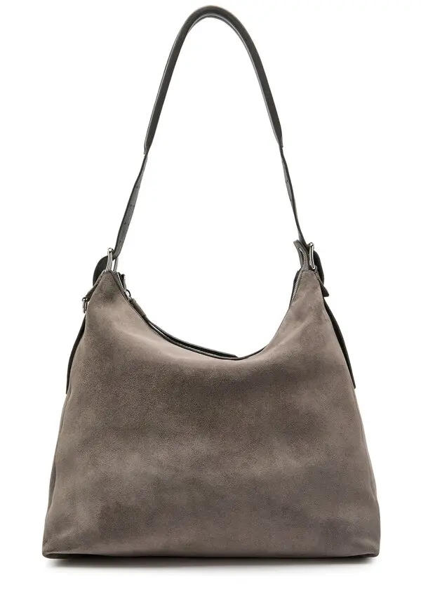 LEMAIRE Belted Suede Hobo Bag