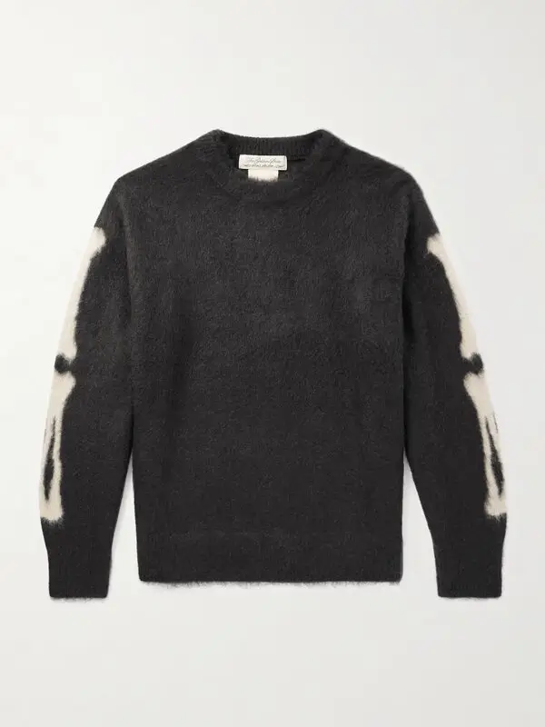 REMI RELIEF Woven Skeleton Sweater