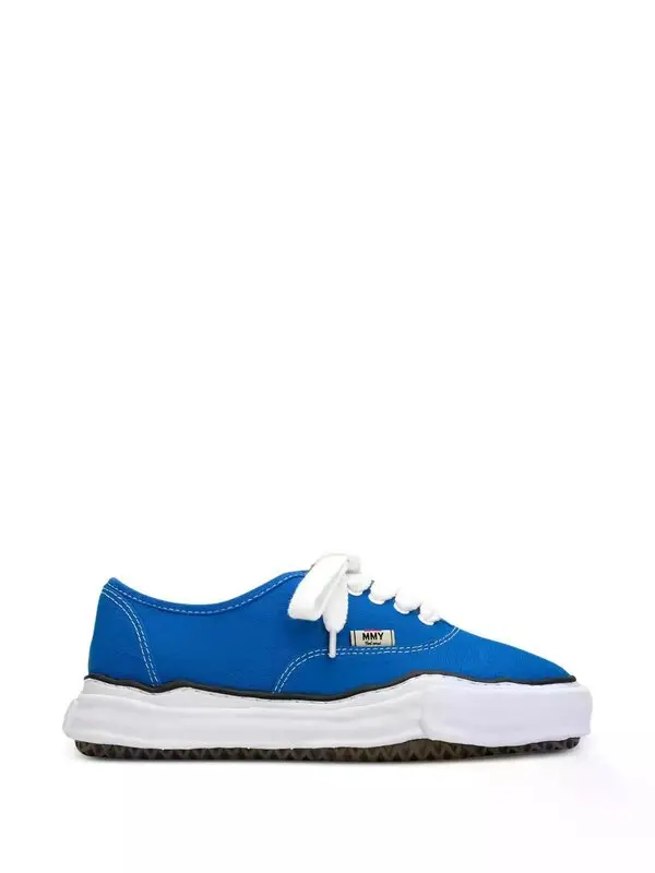 Mihara Yasuhiro Baker Round Toe Irregular Sneakers - Blue