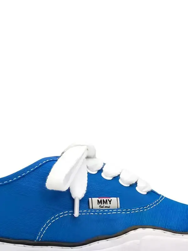 Mihara Yasuhiro Baker Round Toe Irregular Sneakers - Blue