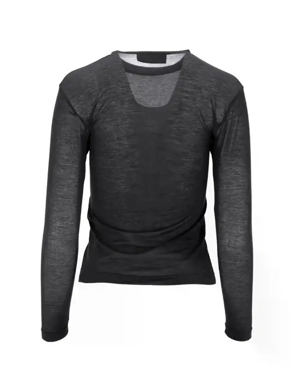 Balenciaga Crew-neck Long-sleeve Top
