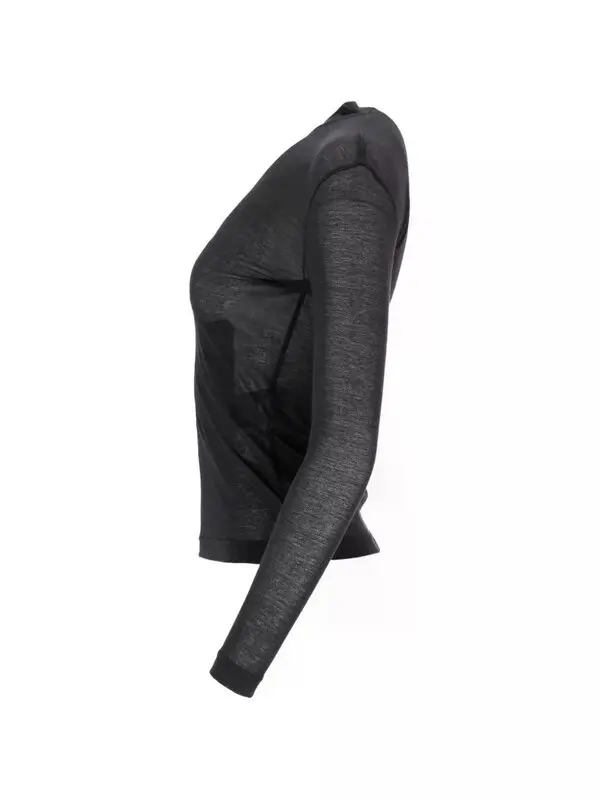 Balenciaga Crew-neck Long-sleeve Top
