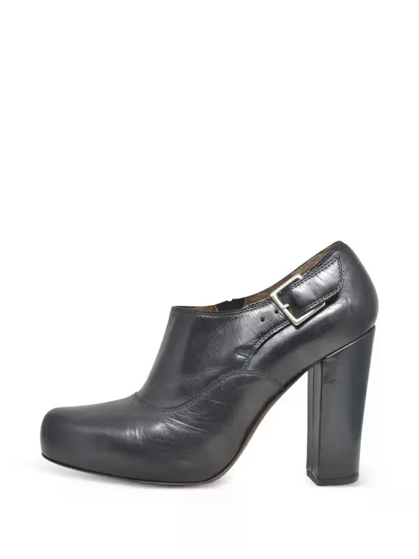 Marni Leather Buckle Boots