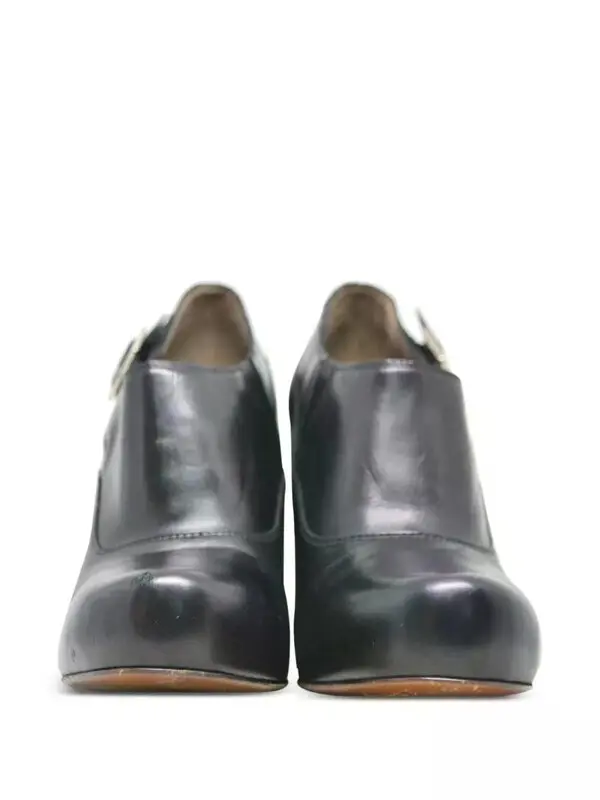 Marni Leather Buckle Boots