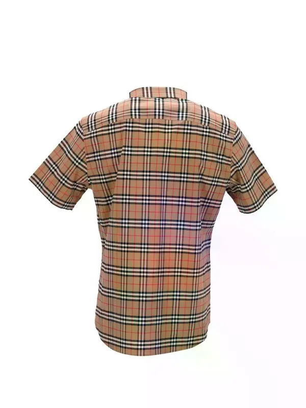 Burberry Cotton Checked Shirt - Neutrals