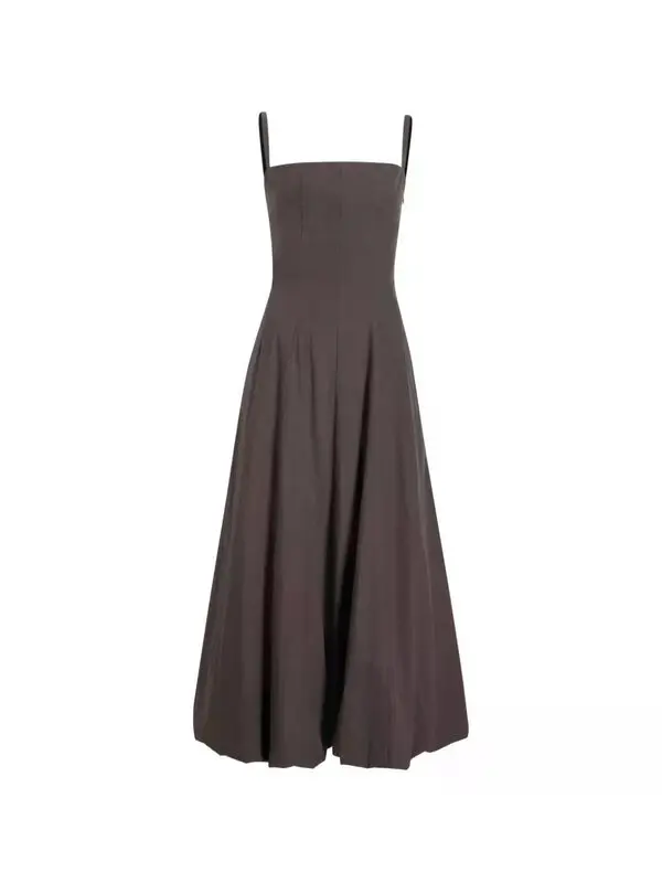 Proenza Schouler White Label Ella Square-neck Dress - Brown