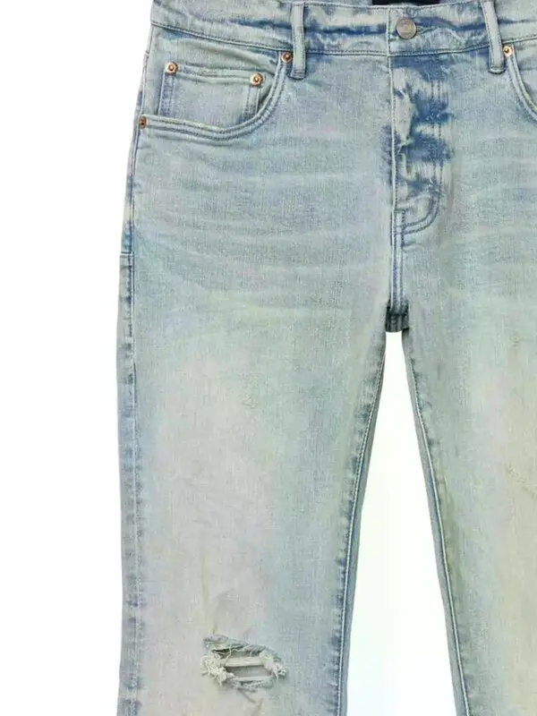 PURPLE BRAND P004 Distressed Blowout Jeans