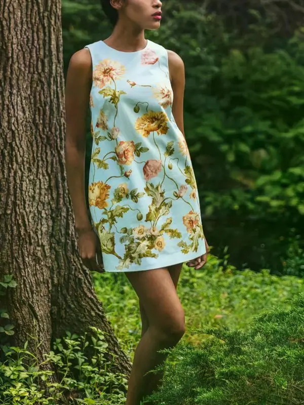 Cara Cara Mackenzie Floral-print Mini Dress
