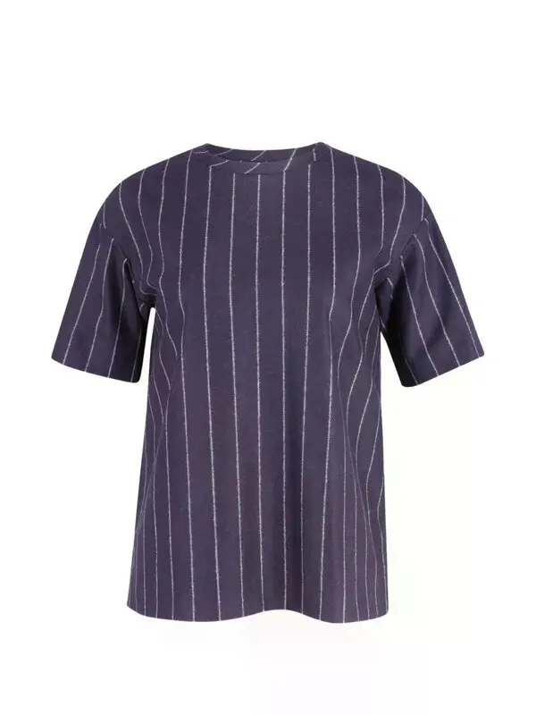 JOSEPH Striped Short-sleeved Top