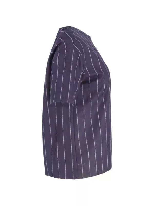 JOSEPH Striped Short-sleeved Top