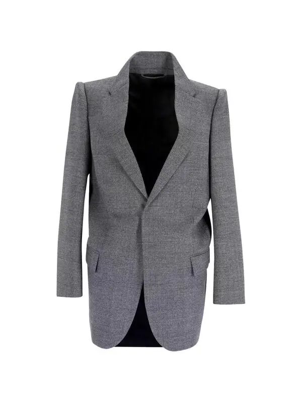 Balenciaga Single-breasted Coat With Notched Lapels