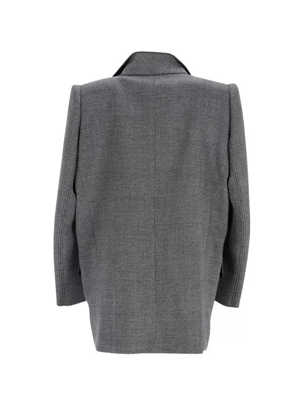 Balenciaga Single-breasted Coat With Notched Lapels