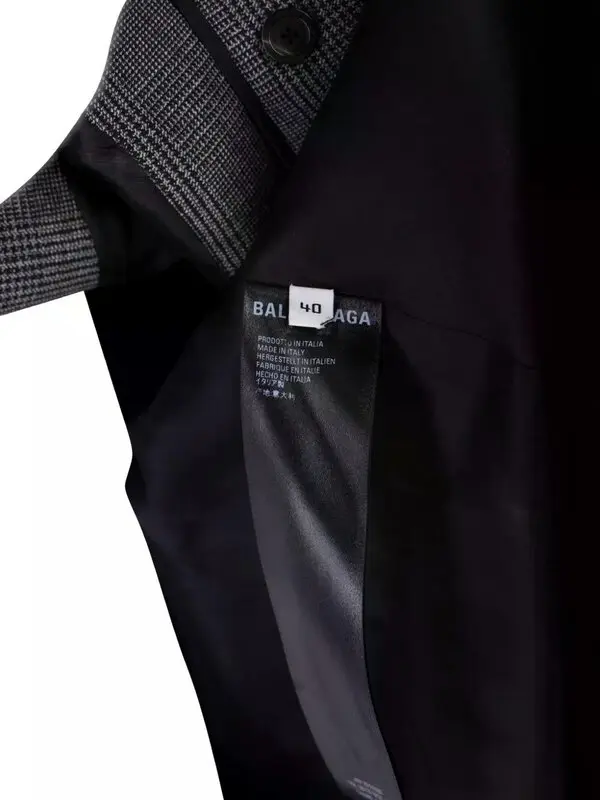 Balenciaga Single-breasted Coat With Notched Lapels
