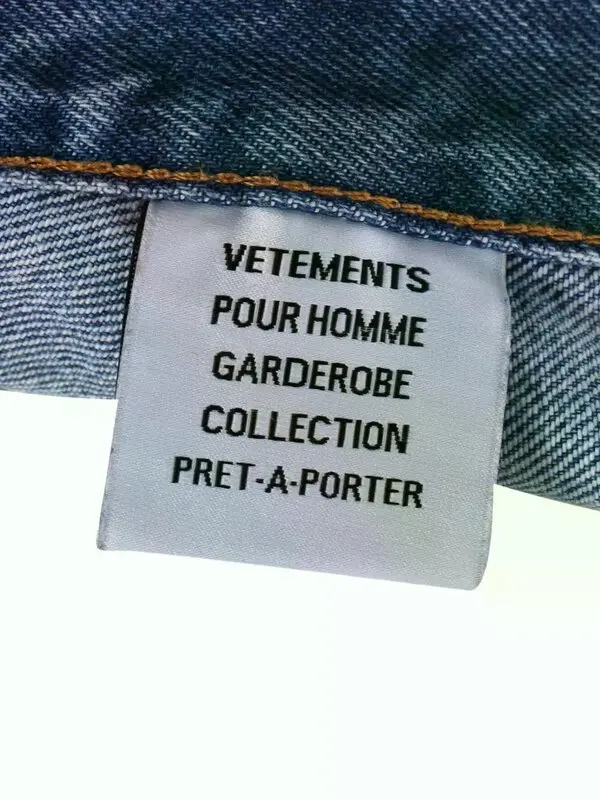 Vetements Faded Straight-leg Jeans