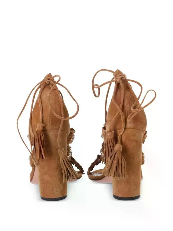 AQUAZZURA Tassel Gladiator Sandals
