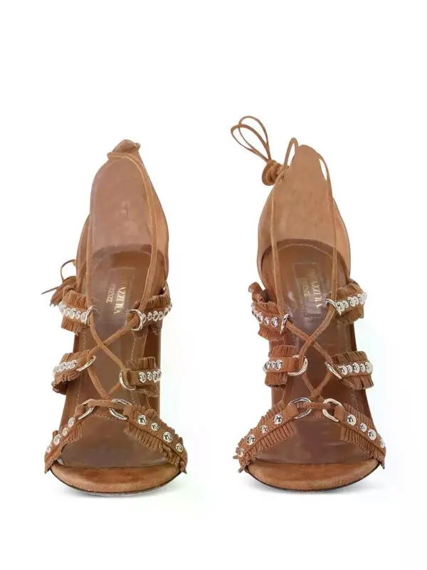 AQUAZZURA Tassel Gladiator Sandals
