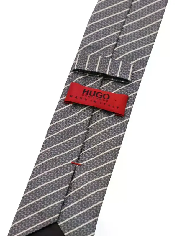 Hugo Striped Silk Neck Tie